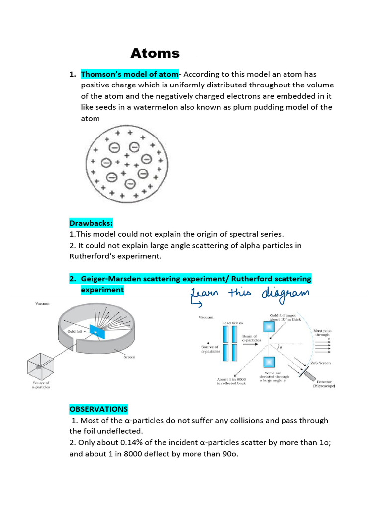 CH 12 Merged | PDF | Atoms | Emission Spectrum