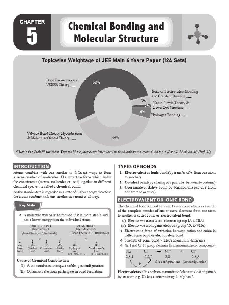05 - Chemical Bonding and Molecular Structure | PDF | Ionic Bonding ...