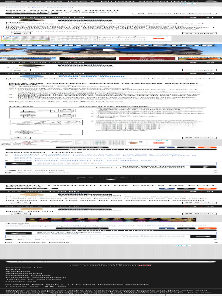 Evo 89 IACV Pinout Descriptiondiagram - EvolutionM - Mitsubishi Lancer ...