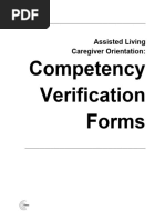 One-Person Transfer Competency Checklist | PDF