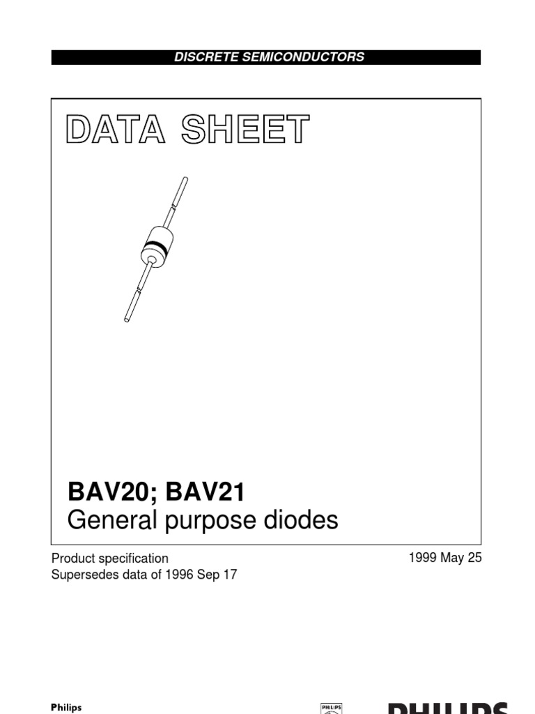 Diodi Ba v21 Datasheet | PDF | Diode | Electrical Resistance And Conductance