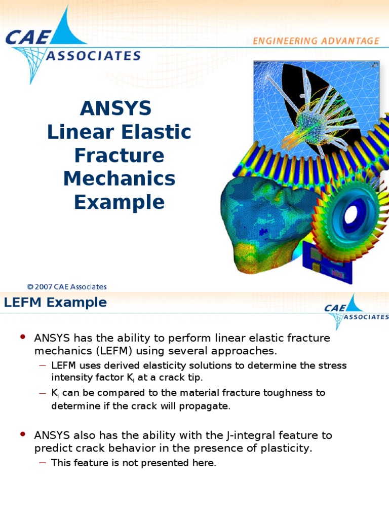 Fracture Mechanics - ANSYS | PDF | Fracture Mechanics | Fracture