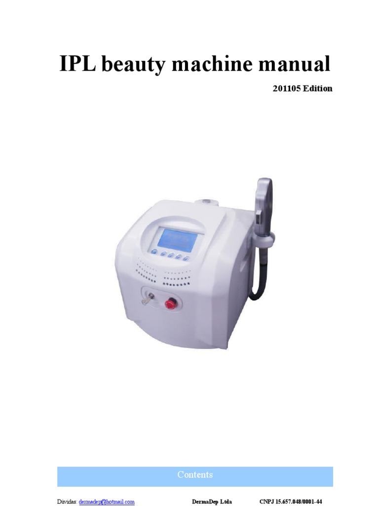Ipl Dermadep Profissional | PDF | Switch | Power Supply