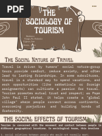 Cohen's 1972 Tourist Typology Explained | PDF | Tourism