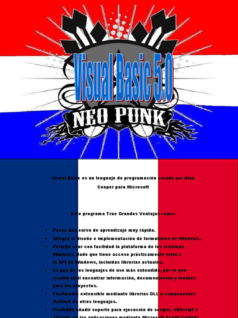 Visual Basic Es Un Lenguaje de Programación Creada Por Alan Cooper para Microsoft | PDF