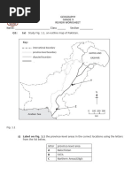 O'Level Geography Topography Past Papers | PDF