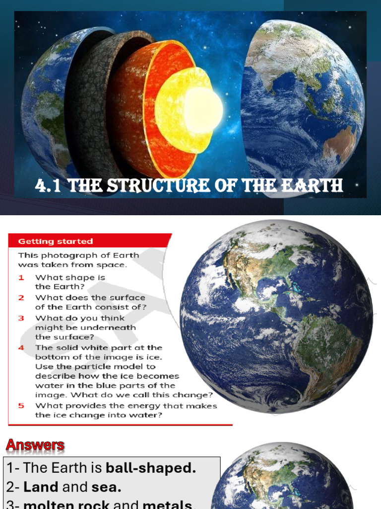 4.1 The Structure of The Earth | PDF | Magma | Earth