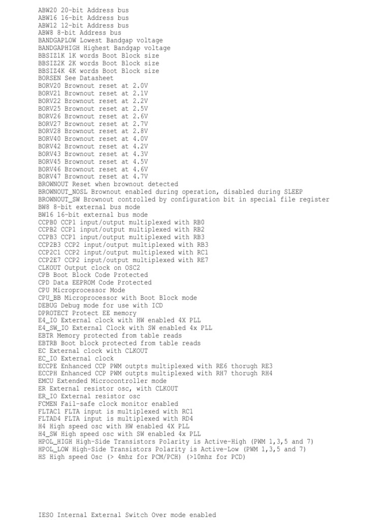 Fuses | PDF | Booting | Microcontroller