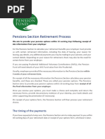 NHS Pension Retirement Claim Form (AW8) | PDF | Pension | Retirement