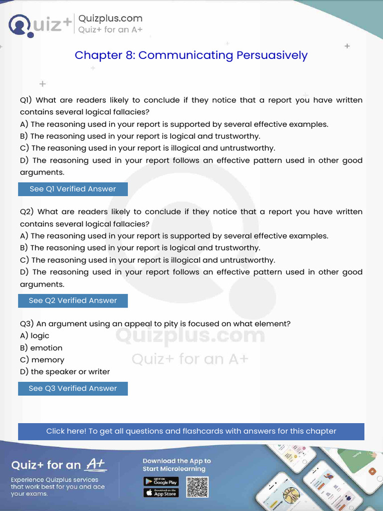 What Are Readers Likely To Conclude If They Notice That A Report You ...