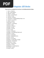 DR & Mrs Vandertramp Verbs List | PDF | Cooking, Food & Wine | Wellness
