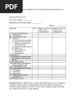 Financial Statements Format Schedule III | PDF | Income Statement | Expense