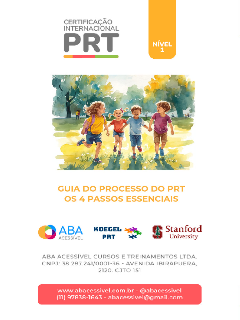 Materiais Nutrição PRT - GUIA DO PROCESSO DO PRT | PDF | Autismo | Portugal