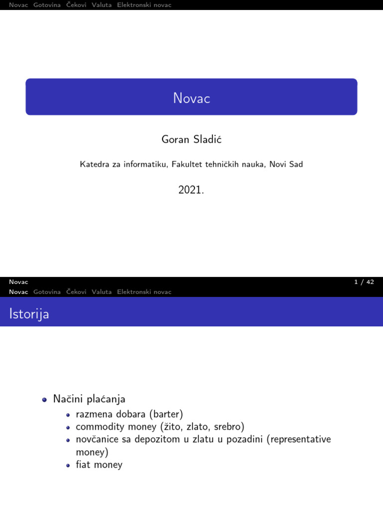 01 Novac | PDF