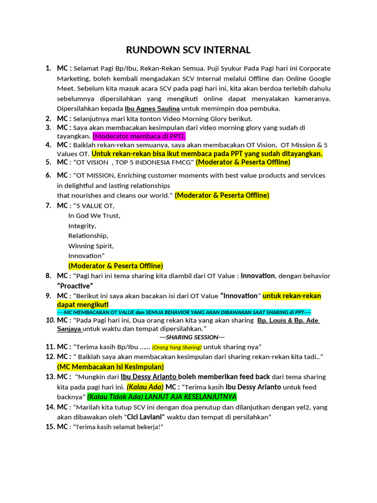 SCV 09 Februari 2026 | PDF