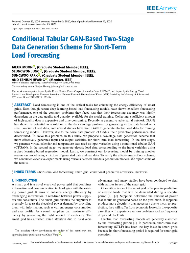 Conditional Tabular GAN-Based Two-Stage Data Gener | PDF | Forecasting ...