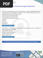 MCQ Par1501 Answers | PDF | Multiple Choice | Paralegal