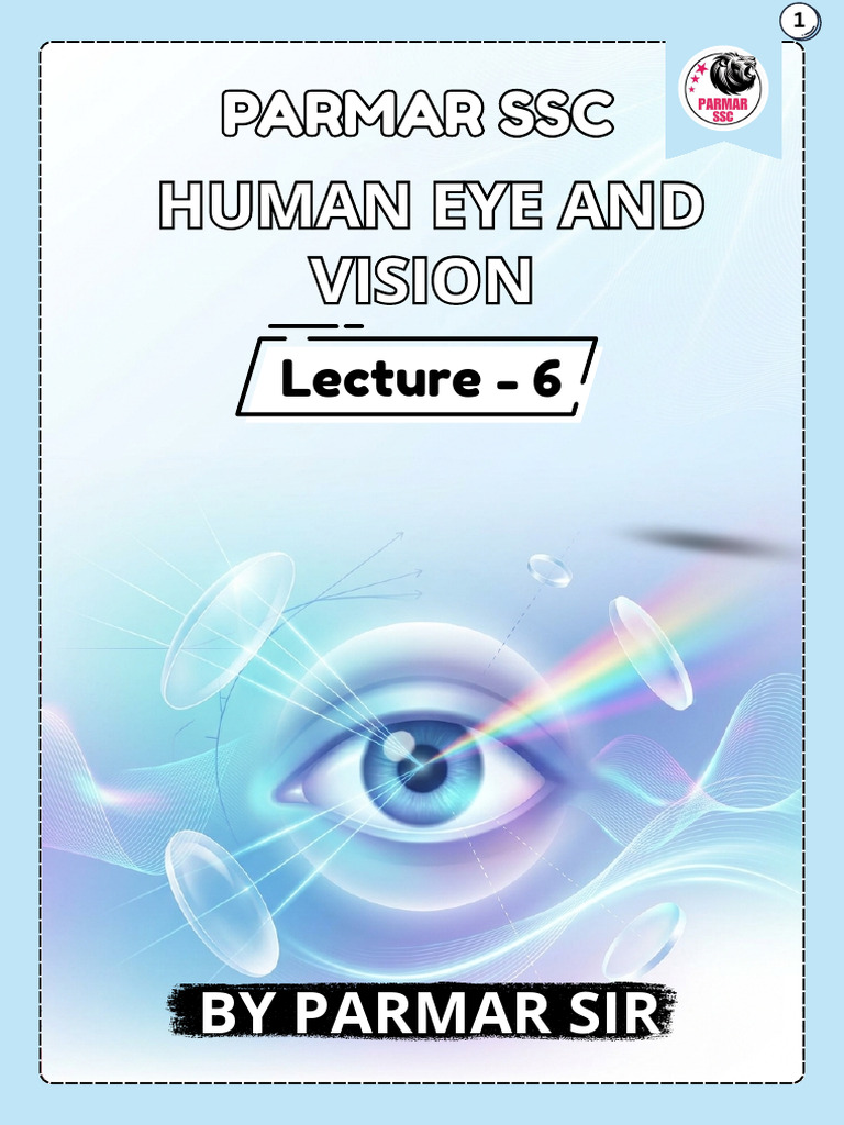 Human Eye and Vision | PDF | Eye | Sunset