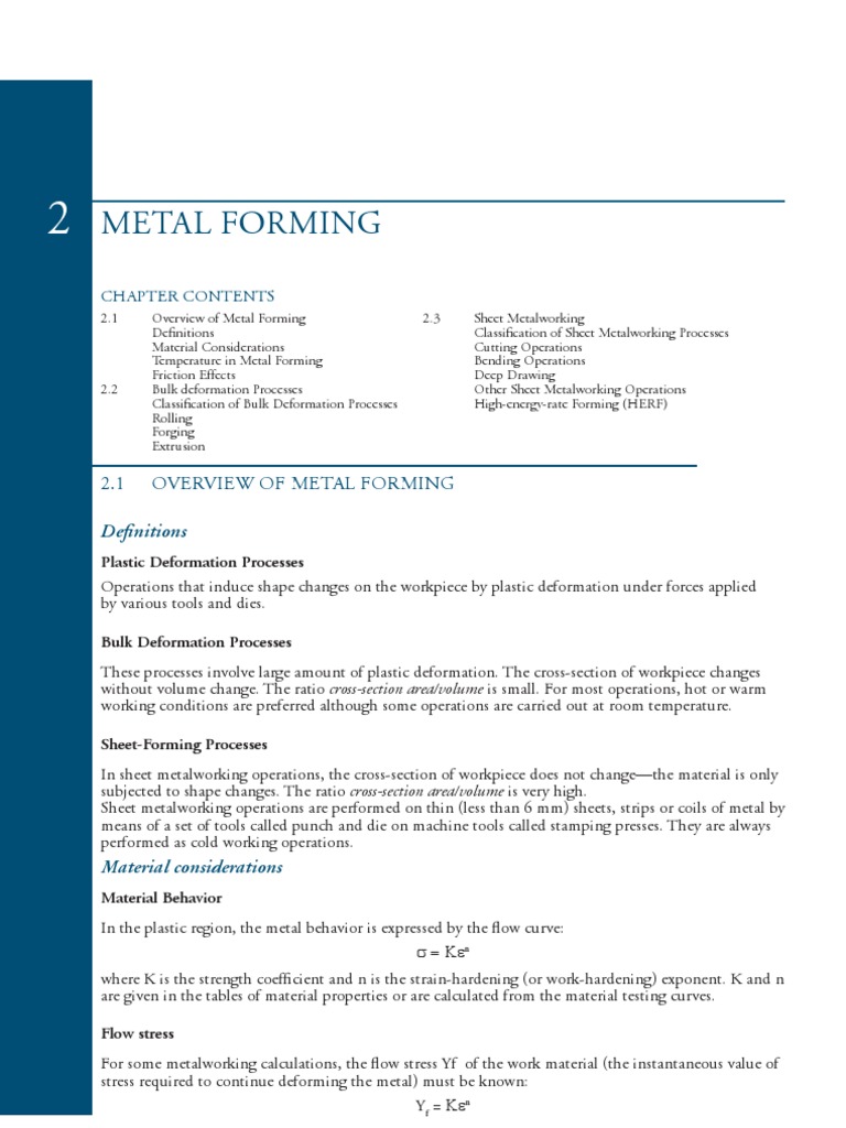 Rolling, Forging, Extrusion & Drawing | PDF | Forging | Rolling (Metalworking)