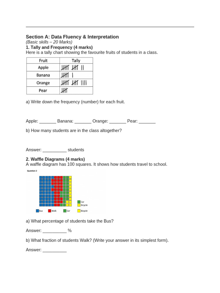 Unit 12 Test - Data | PDF | Cartesian Coordinate System