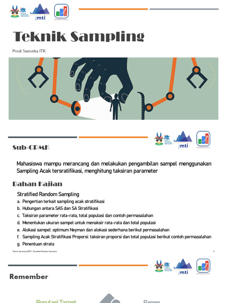 Teknik Sampling m 3-4 | PDF
