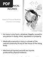 Blunt and Sharp Force Injury Classifications | PDF | Medical ...