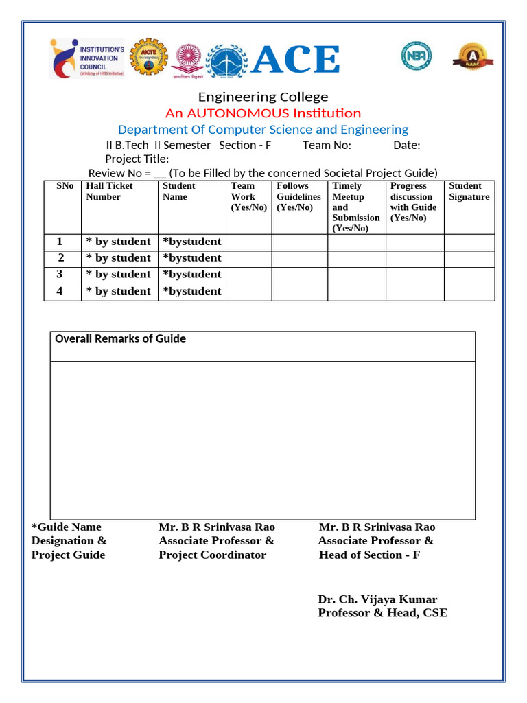 Progress Format F | PDF