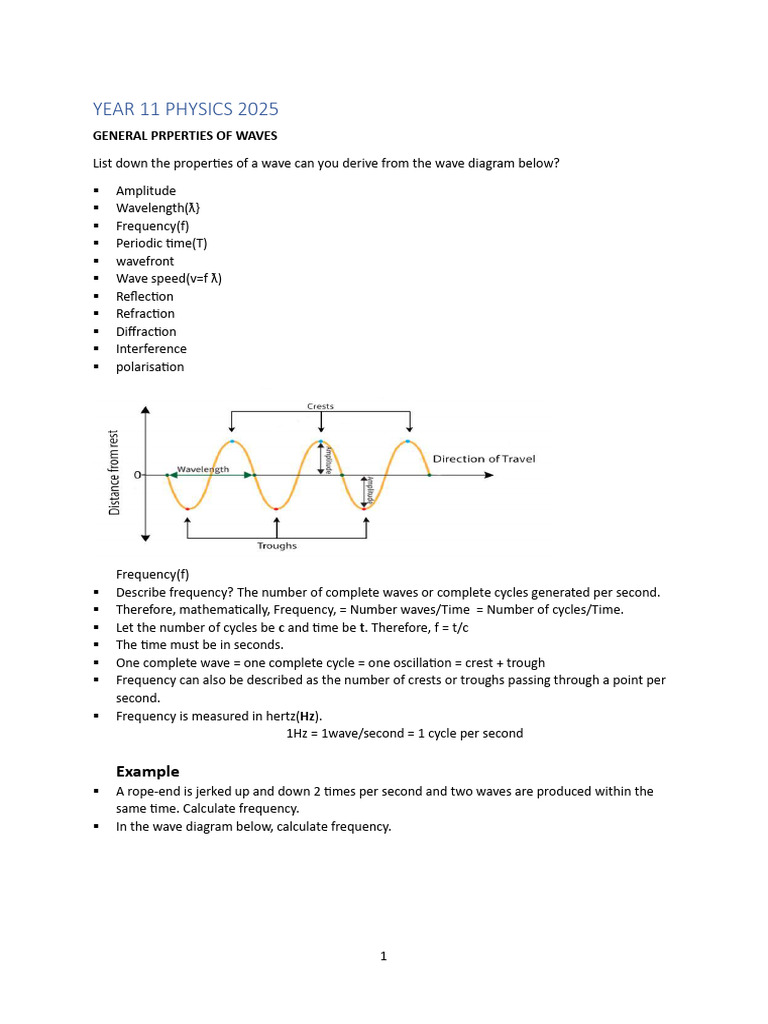 Print Year 11 Physics Electromagnetic | PDF | Refraction | Reflection ...