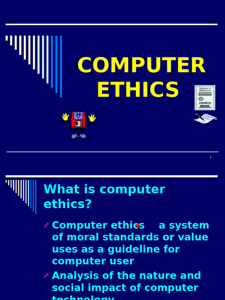 Ethicsinusingcomputer21 131009214527 Phpapp02 | PDF