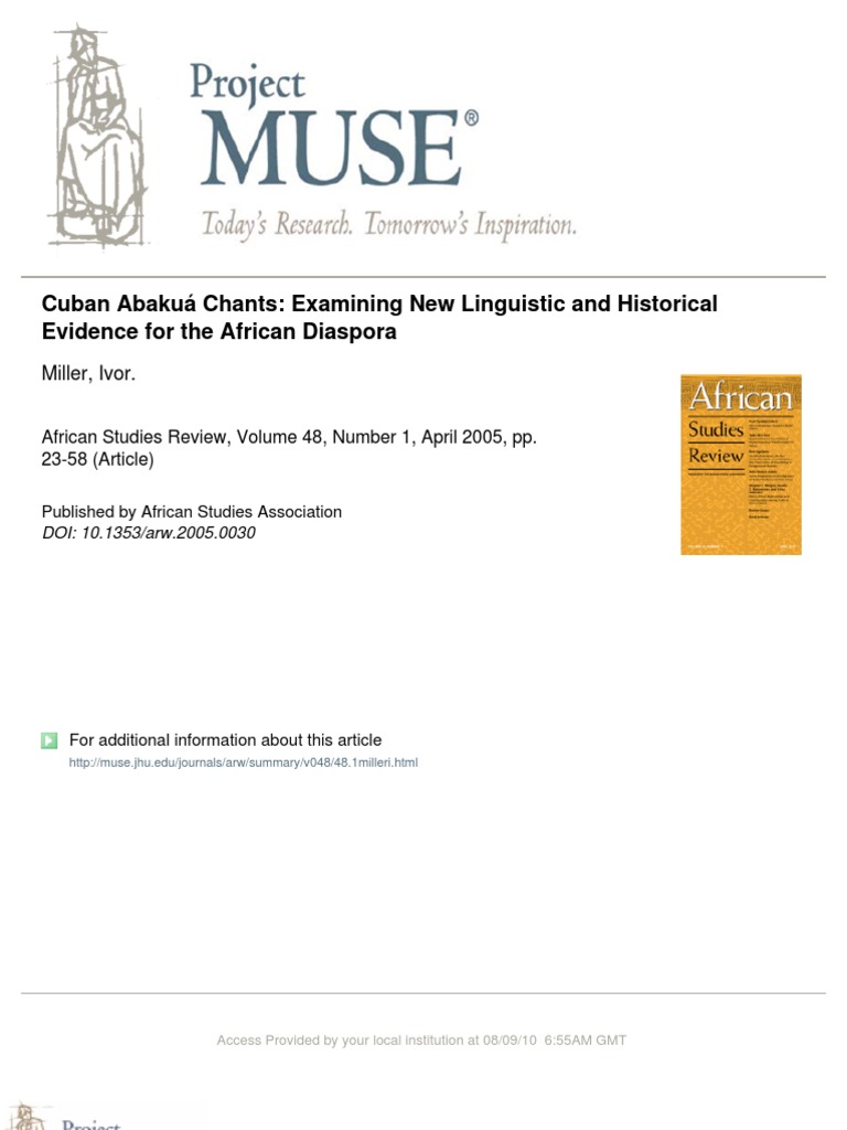Cuban Abakua Chants | PDF | Languages