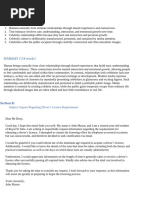 CXC Email, Letter, Report Formats | PDF