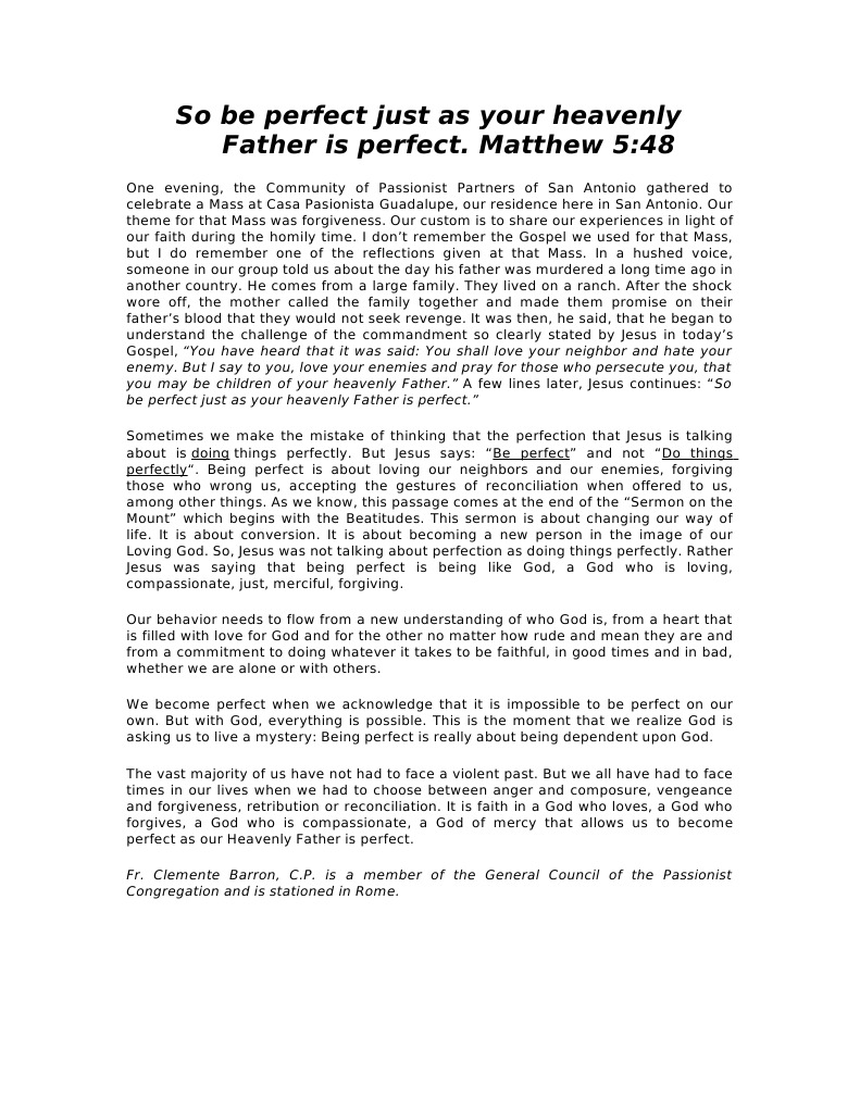 Reflection | PDF | Grace In Christianity | Mercy