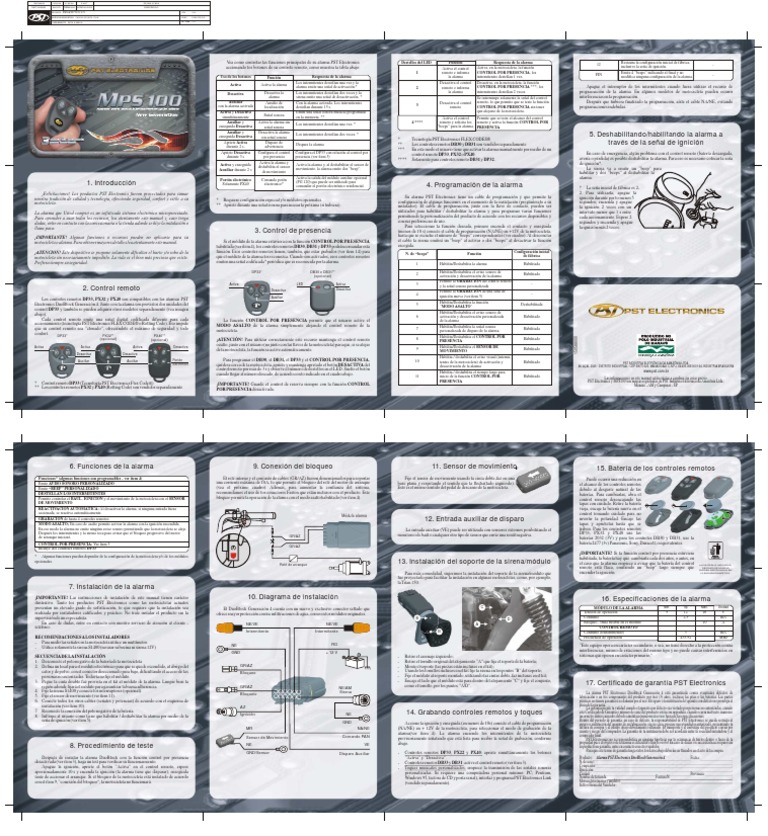 MANUAL MPS 100 L Version 2006 | PDF