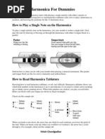 Beginner Harmonica Cheat Sheet | PDF