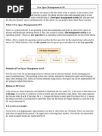 Free Space Management in Operating Systems | PDF | Pointer (Computer ...