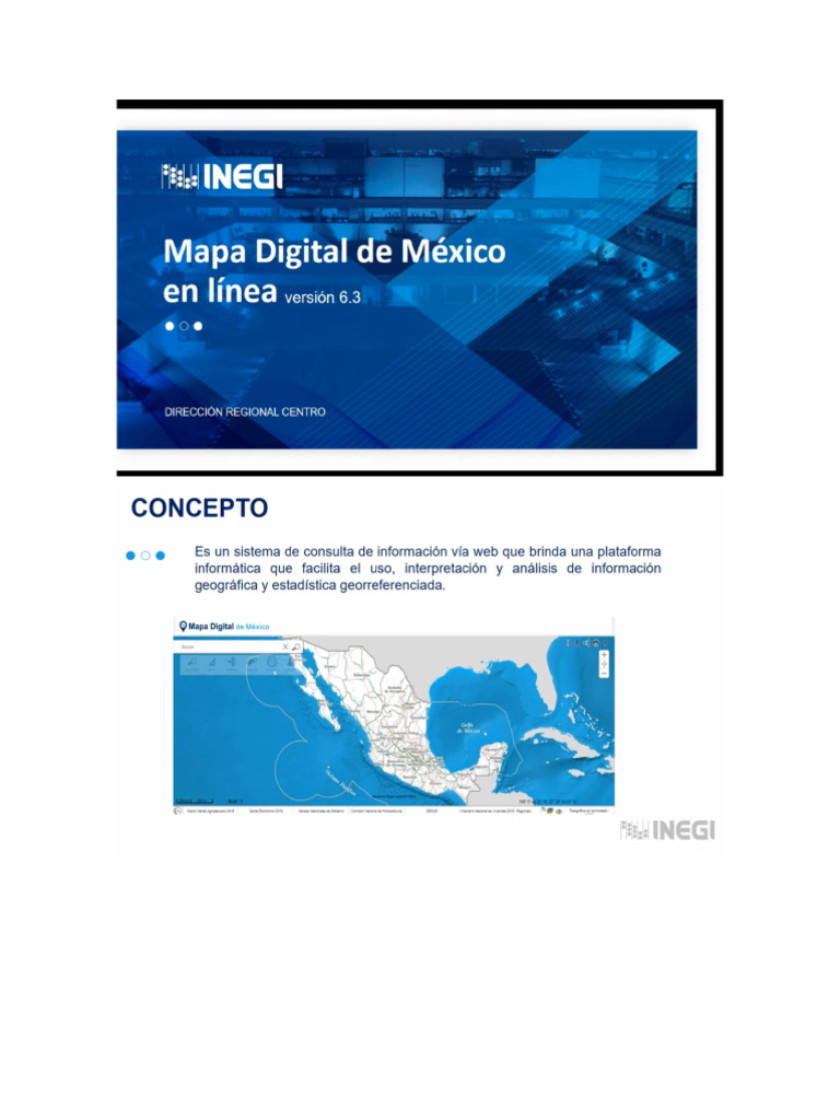 Curso Mapa Digital Inegi | PDF