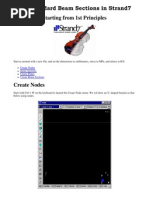 Quick Guide To Beam Analysis Using Strand7 | PDF | Bending | Beam ...