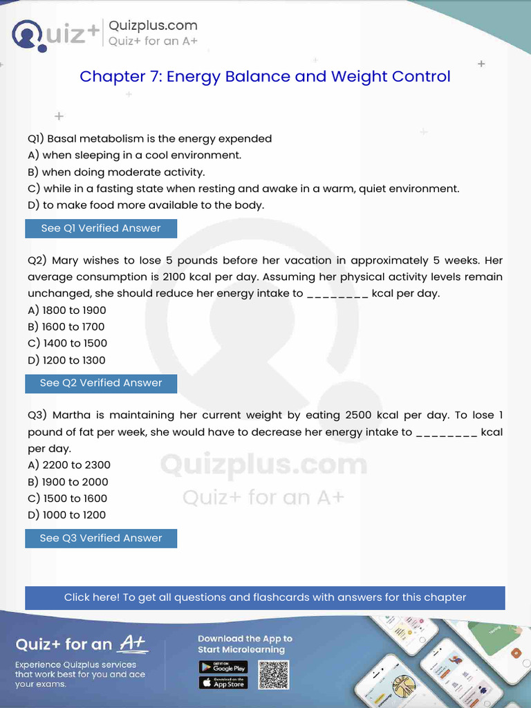 Basal Metabolism is the Energy Expended | PDF | Glucose | Glycogen