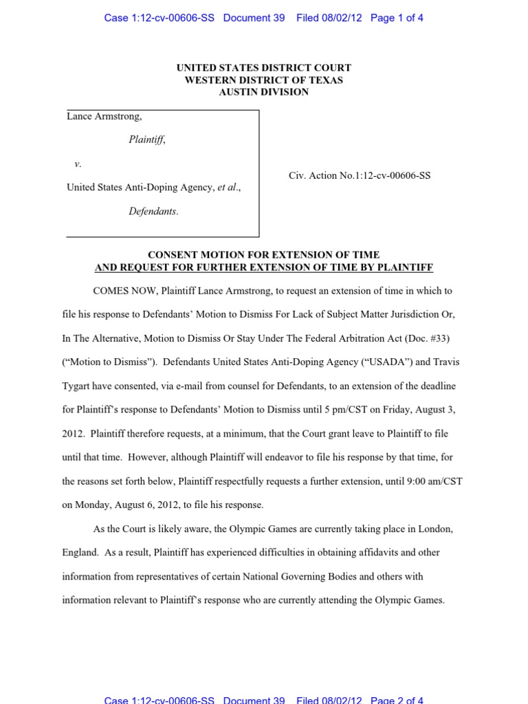 United States District Court Western District of Texas Austin Division ...