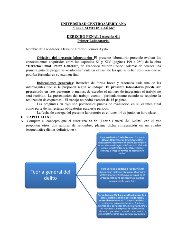 Laboratorio 1 de Penal Final | PDF | Violación | Derecho penal