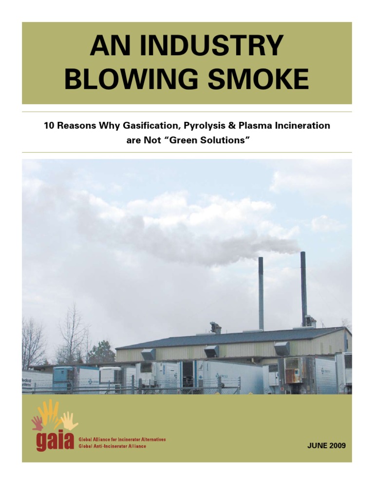 Blowing Smoke Report | PDF | Incineration | Gasification