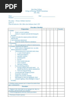 Foley catheter insertion checklist | PDF | Catheter