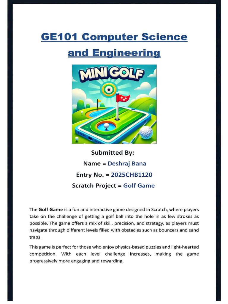 Scratch Project | PDF