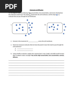 Amoeba Sisters Osmosis Recap Guide | PDF | Osmosis | Cell Biology