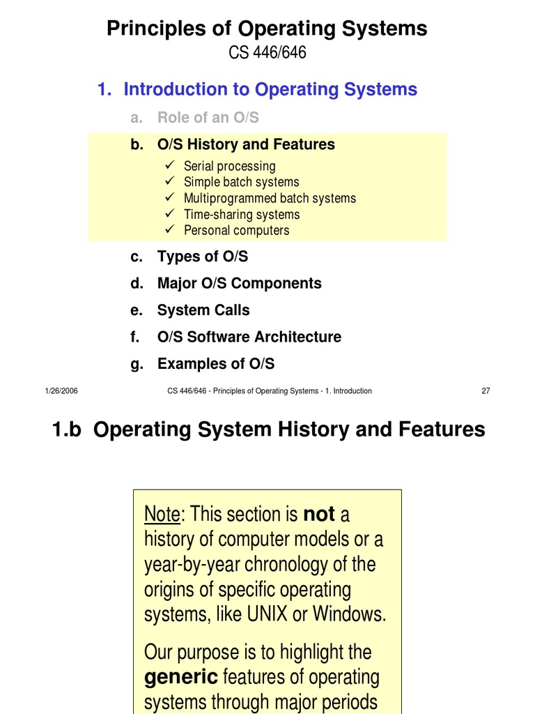 Principles of Operating Systems | PDF | Operating System | Computer Program