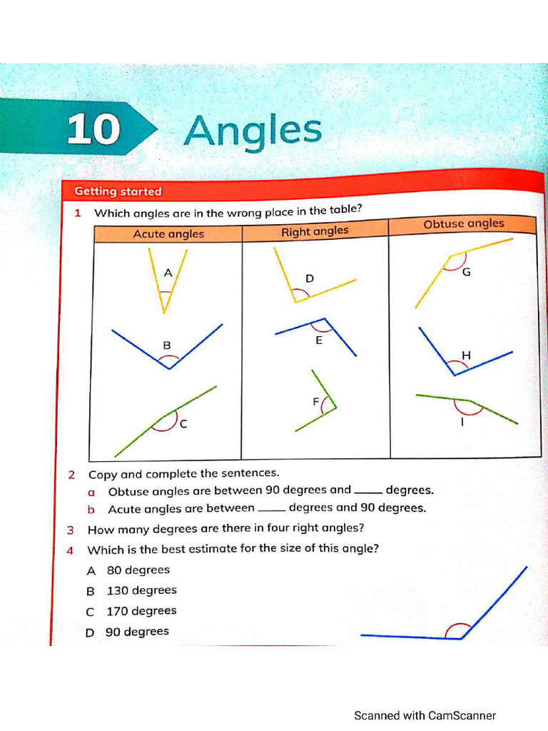 Unit 10 Angles | PDF