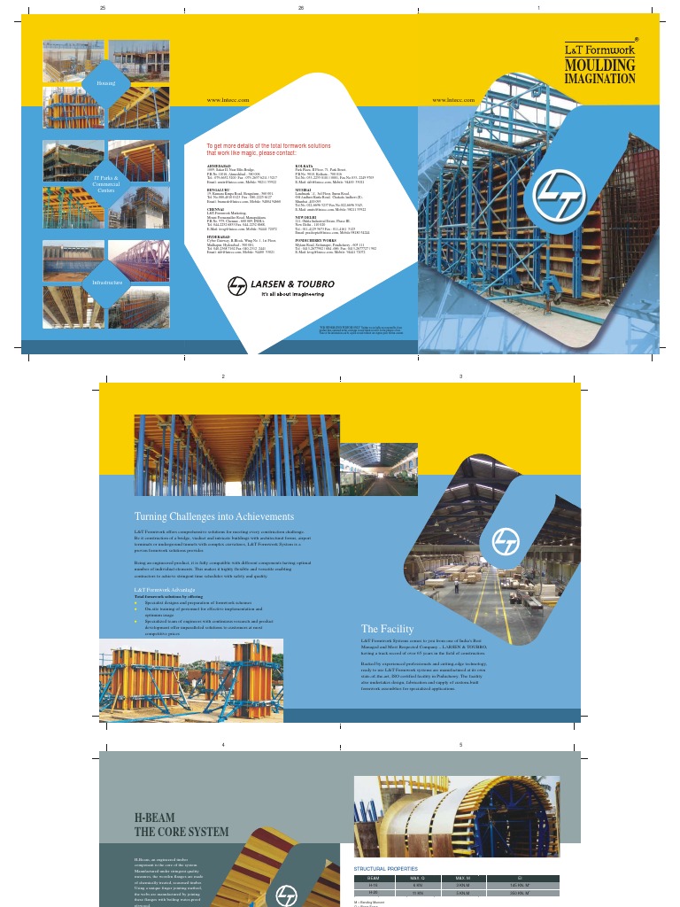 LNT Form Work | PDF | Scaffolding | Crane (Machine)
