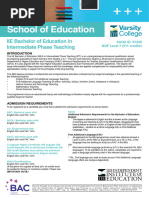 UJ PGCE 2024 Information Booklet | PDF | Academic Degree | Pedagogy