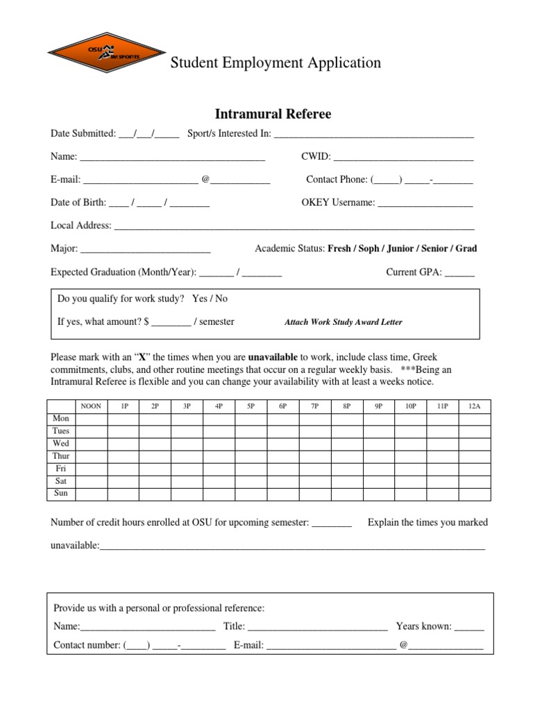 Referee Application | PDF | Academic Term | Academia