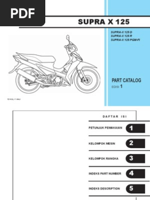 Daftar Harga Spare Part Motor Honda Supra X 125 R | Reviewmotors.co